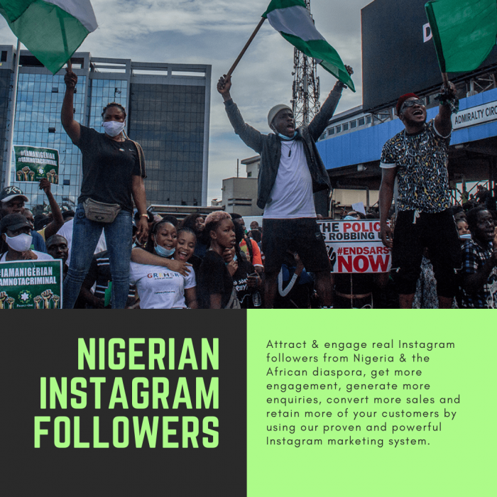 Buy Nigerian Instagram Followers - SkillPatron