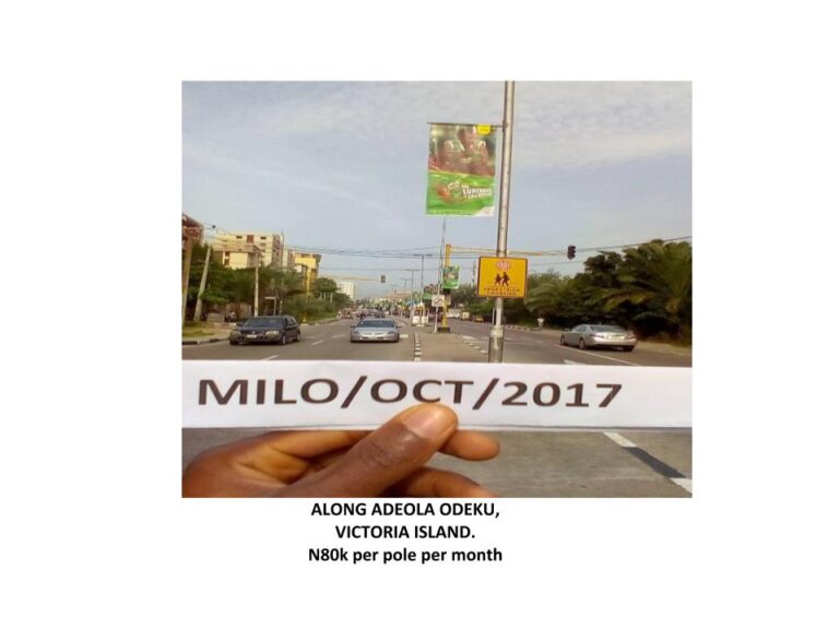 Street Light Lamp Post Advertising in Lagos - SkillPatron