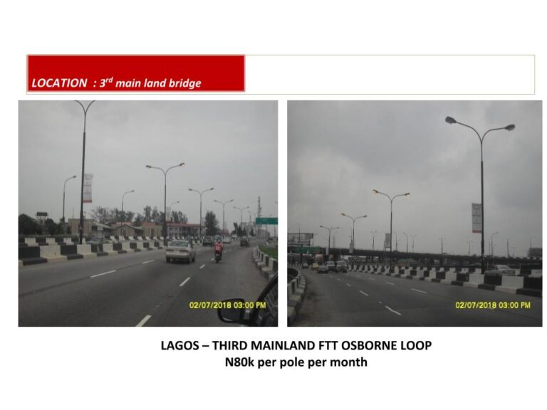 Street Light Lamp Post Advertising in Lagos - SkillPatron