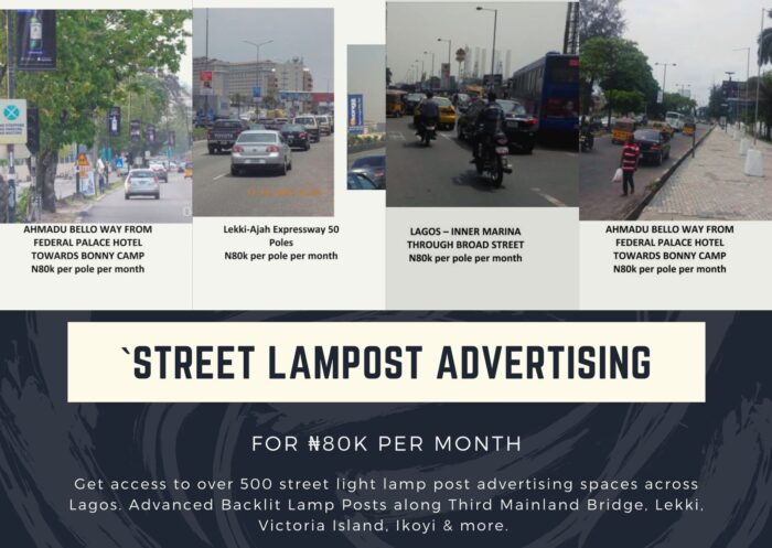 Street Light Lamp Post Advertising in Lagos - SkillPatron